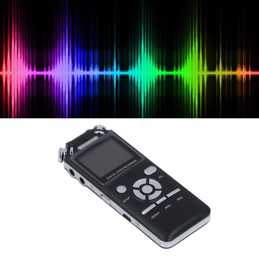 Ooidshop Voice Recorder Zinc Alloy Shell 16GB Storage Intellect Noise ...
