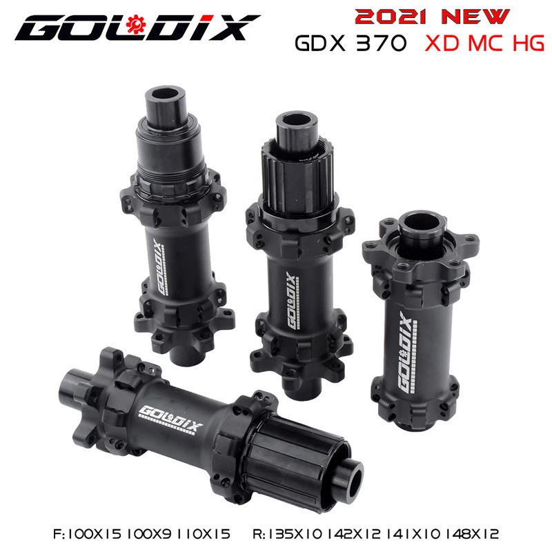GOLDIX 28H Straight Pull MTB Hub QR Thru Koozer 370 MS XD HG Sealed ...