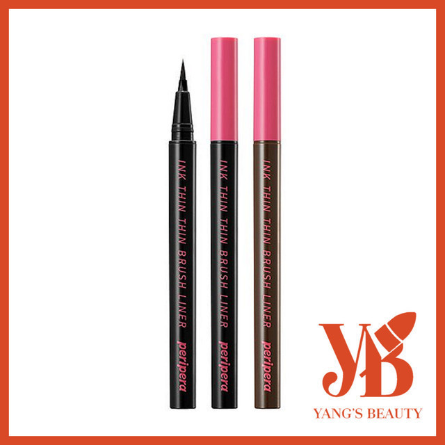 PERIPERA INK THIN THIN BRUSH LINER 0.5g / Black Noir / Brown Film ...