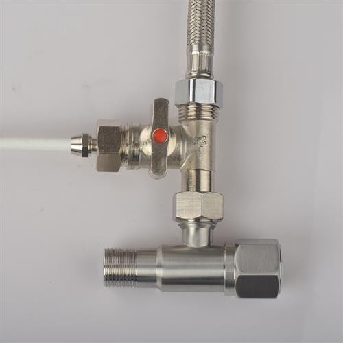 All-copper live connection three-way water divider ball valve one in ...