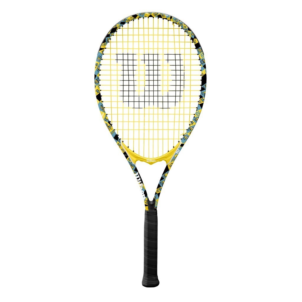 Wilson Hard Tennis Racket MINIONS 30 ADULT XL Minion Adult YellowBlack ...