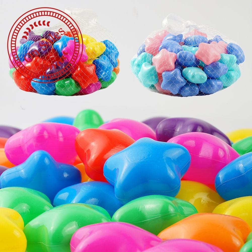 Star Pit Balls Macaron Pit Balls Pool Water Toys Ocean Ball Soft ...