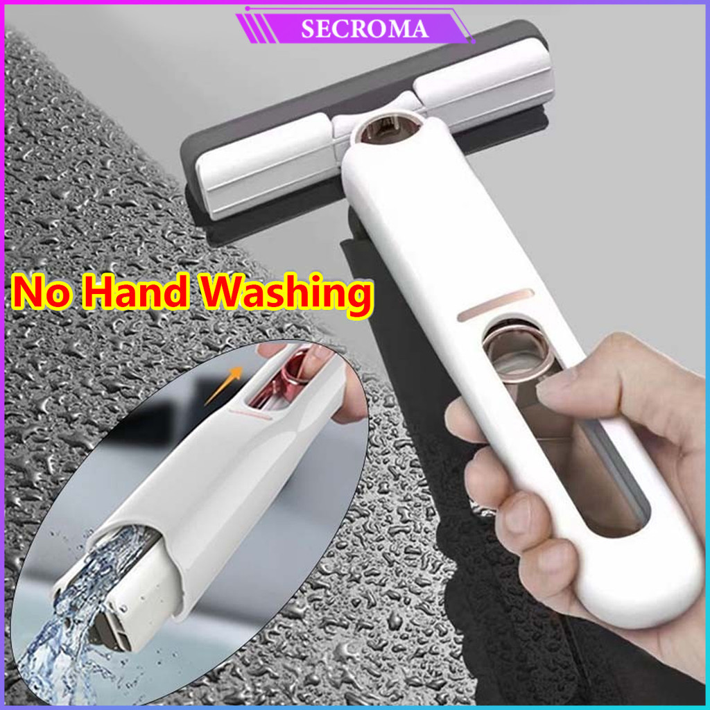 1Set Magic Spin Mop Handheld Mop Portable Cleaning Mop Self-squeezing ...