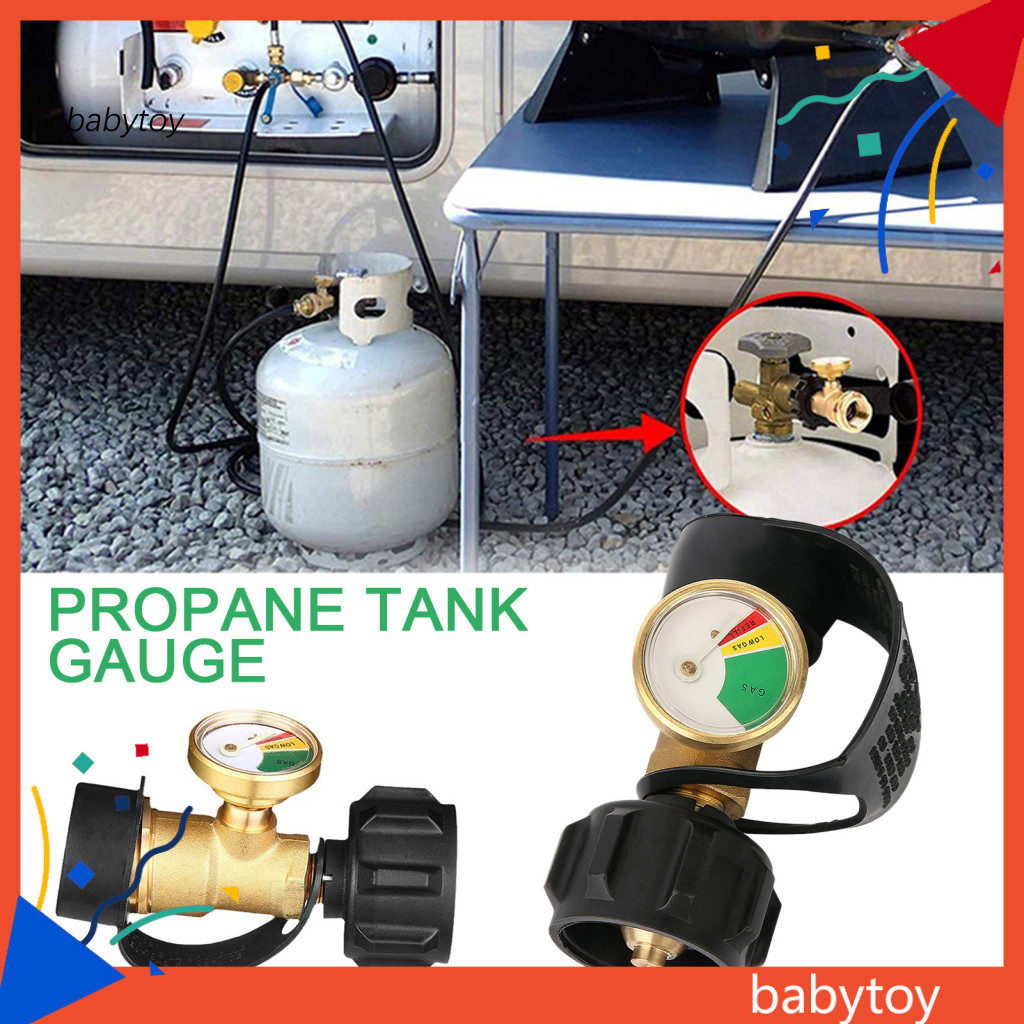 BABY Gas Tank Level Indicator Propane Pressure Gauge Easy Install Propane Tank Gauge for 5-40lb ...