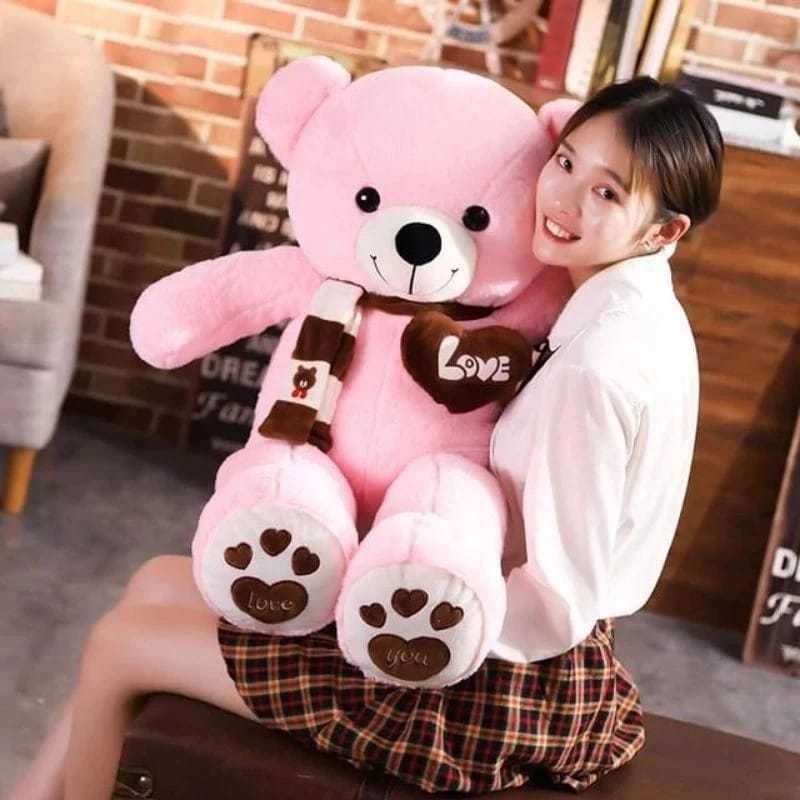 1 meter jumbo teddy bear love doll jumbo teddy bear doll cute teddy ...