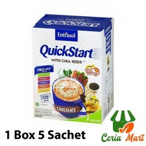 Less Sugar Entrasol Quickstart Cereal Drink 150gr Chocolate Chocolate ...