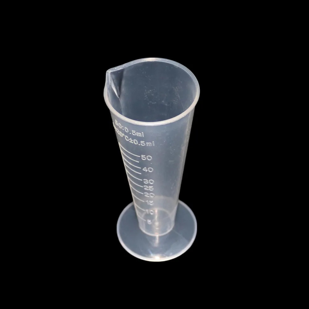 50ML/100ML Plastic Measuring Cup Transparent Scale Measuring Cup Pour ...