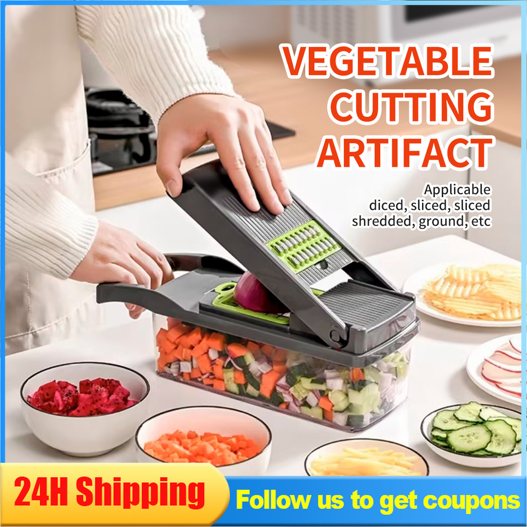 16 in 1 Vegetables Grater Slicer Cutter Chopper Portable Slicer Set ...