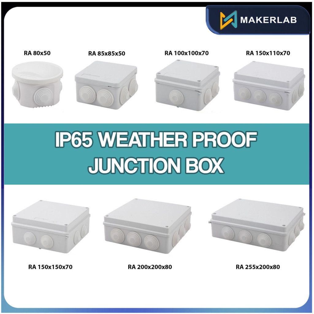 CCTV Outdoor Junction Box IP65 IP55 IP44 Weather Water Proof Enclosure with Rubber Gasket ...