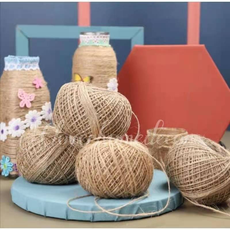 100 yards Natural Abacca Tie Rope Multi Uses DIY Jute Rope or Abacca ...