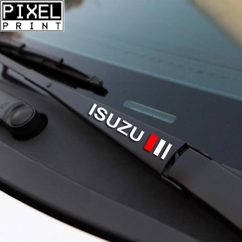 ISUZU 2PCS Sticker For Car Stickers And Decals Waterproof Car ...