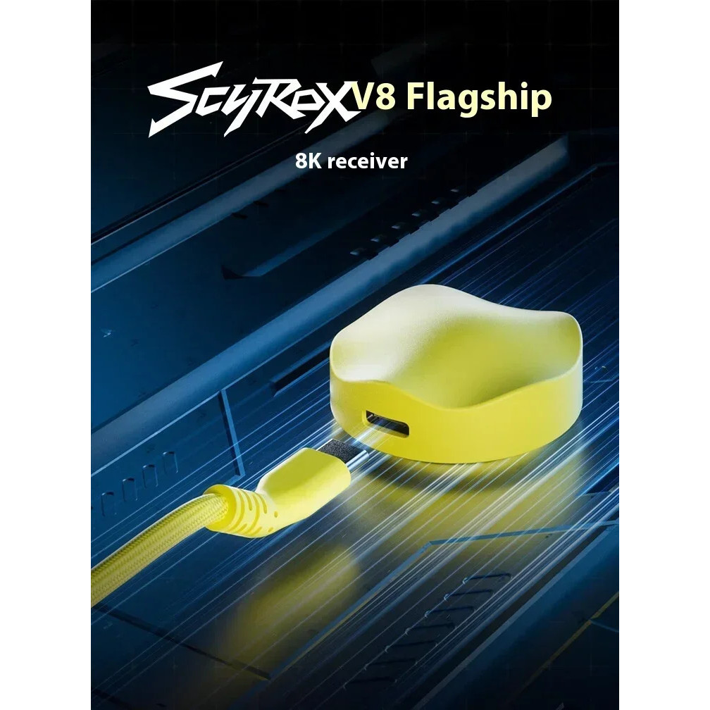 SCYROX V8 wireless pixart 3950 Lightweight Mouse 8K sensor | Shopee ...