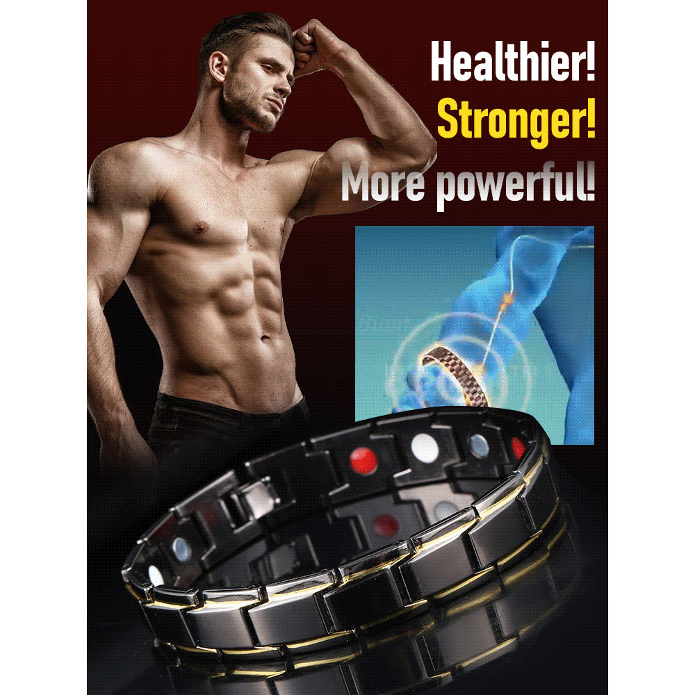 Prostate Care Magnetic Therapy Bracelet Detachable Magnet Bracelet Men ...