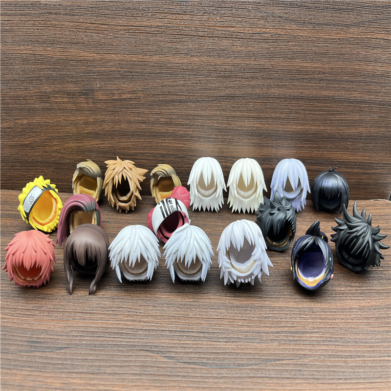 Genuine Bulk Nendoroid 11 Replacement Hair Gojo Go Fu Hei Hui Black ...