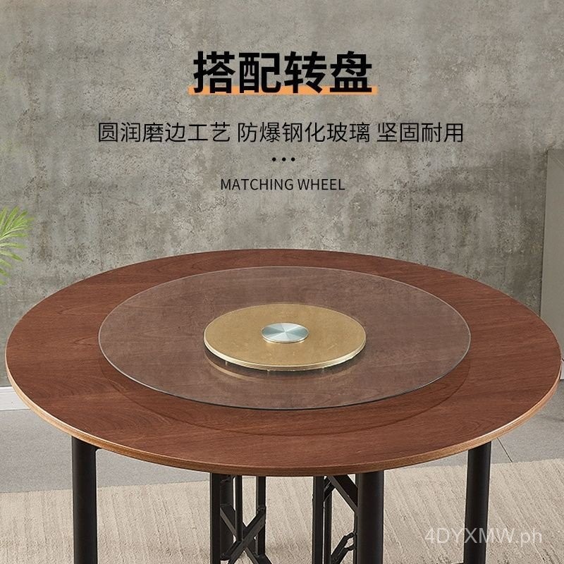 Solid Wood round Table Thick Large round Desktop and Countertop ...
