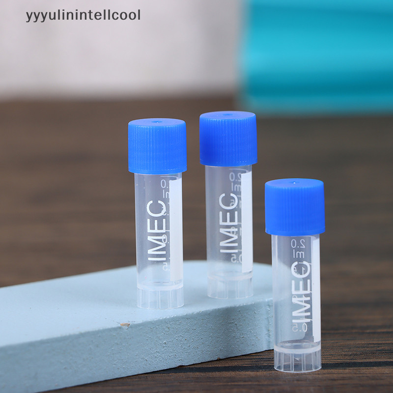 YTL 50Pcs 1.8ml(2ml) Plastic Graduated Cryovial Plastic Test Tube ...