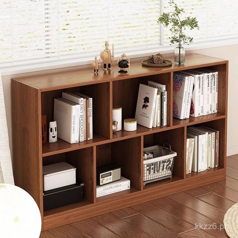 Study Bookshelf and Storage Shelf Floor Low Cabinet Student Storage ...