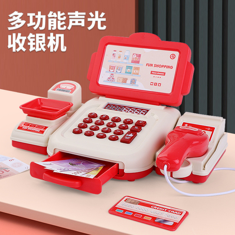 Toy Simulation Supermarket Cash Register Play House Children's ...