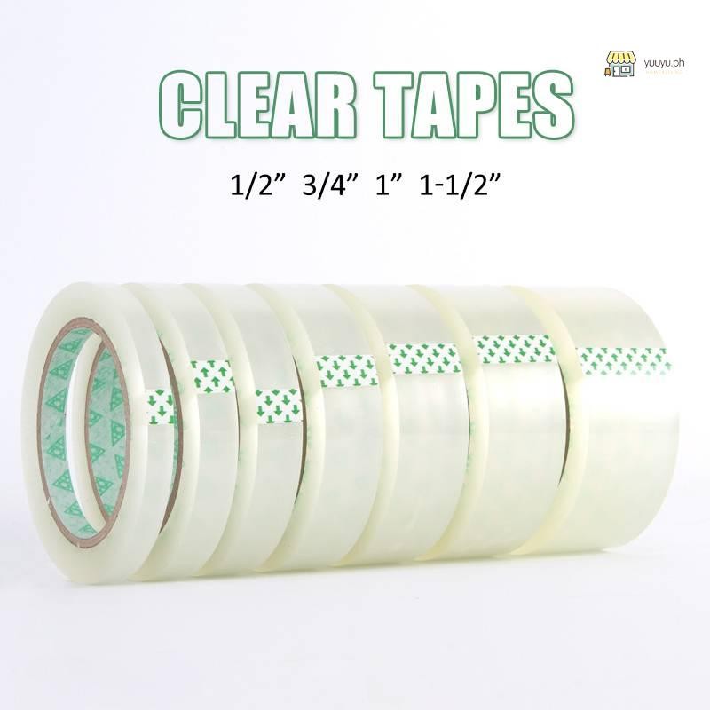 Clear Tapes with Different Sizes 1/2, 3/4, 1, 1-1/2 Inch Poly tape ...