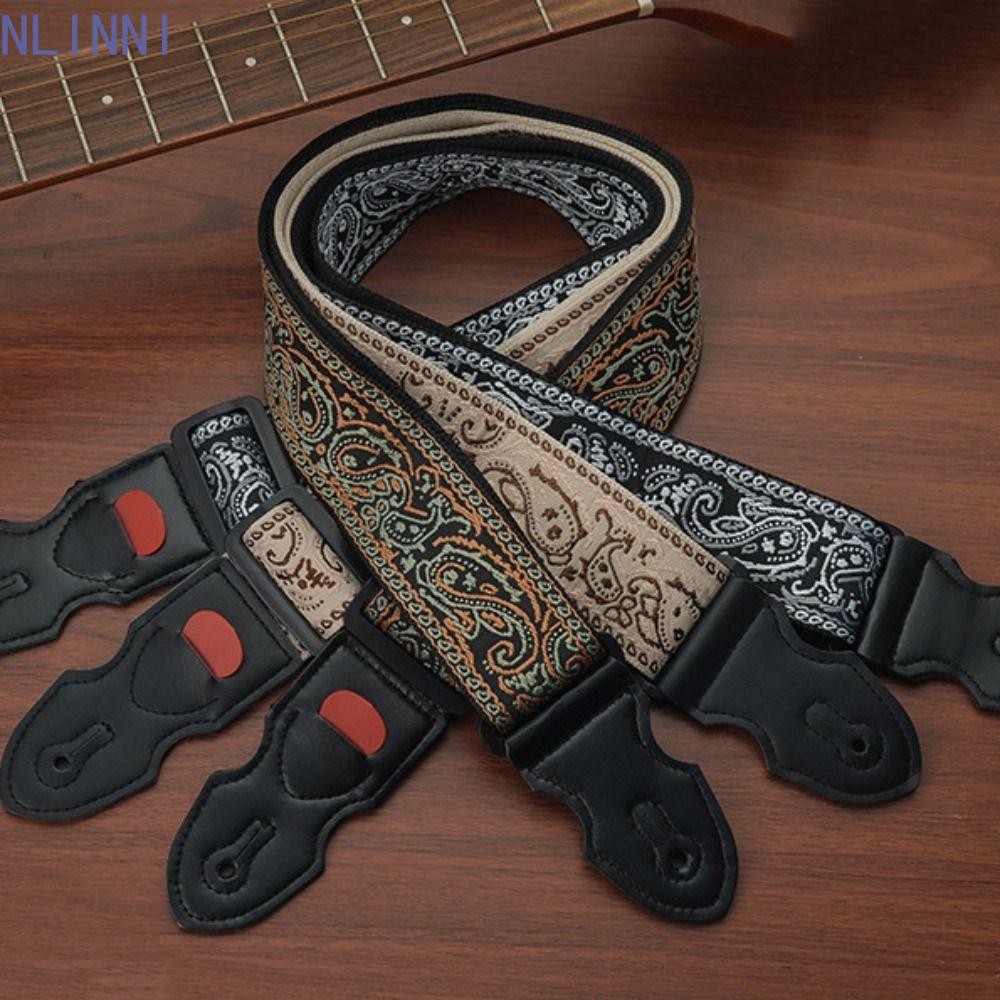NLINNI Guitar Strap, Vintage Ethnic Style Electric Guitar Belts, Bass ...