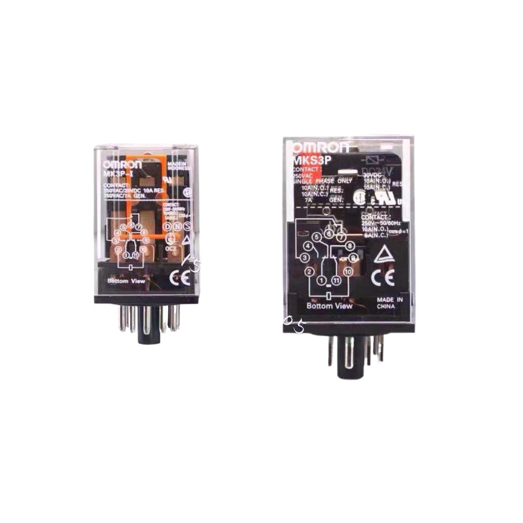 Omron intermediate relay MK2P-1 MK3P-I small relay MKS2P MKS3P 24V 220V ...