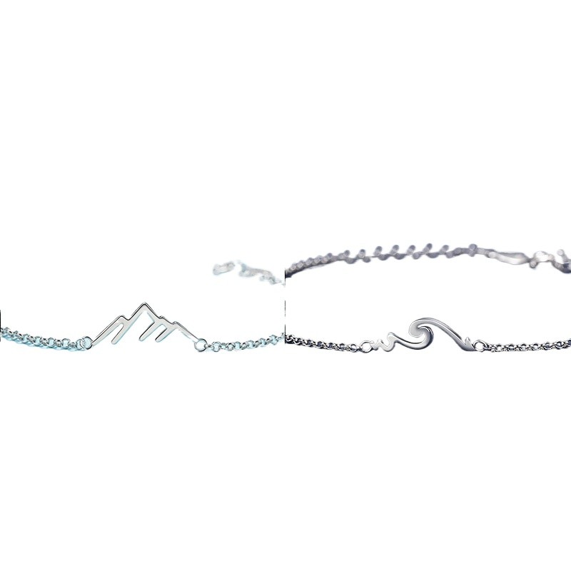 Shan menghai vow couple bracelet design sense minority bracelet men's valentine's day gift to ...