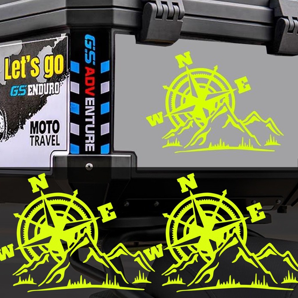 JDM Compass Offroad Mountain Adventure Jungle Motorcycle Accessories ...