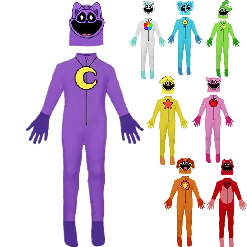 Smiling Critters Boys Girls Cat Cosplay Costume Aminal Unicorn Rabbit ...