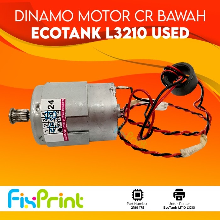 Dynamo Motor CR Carriage Epson L1210 L3210 Used Dynamo Carriage Side ...