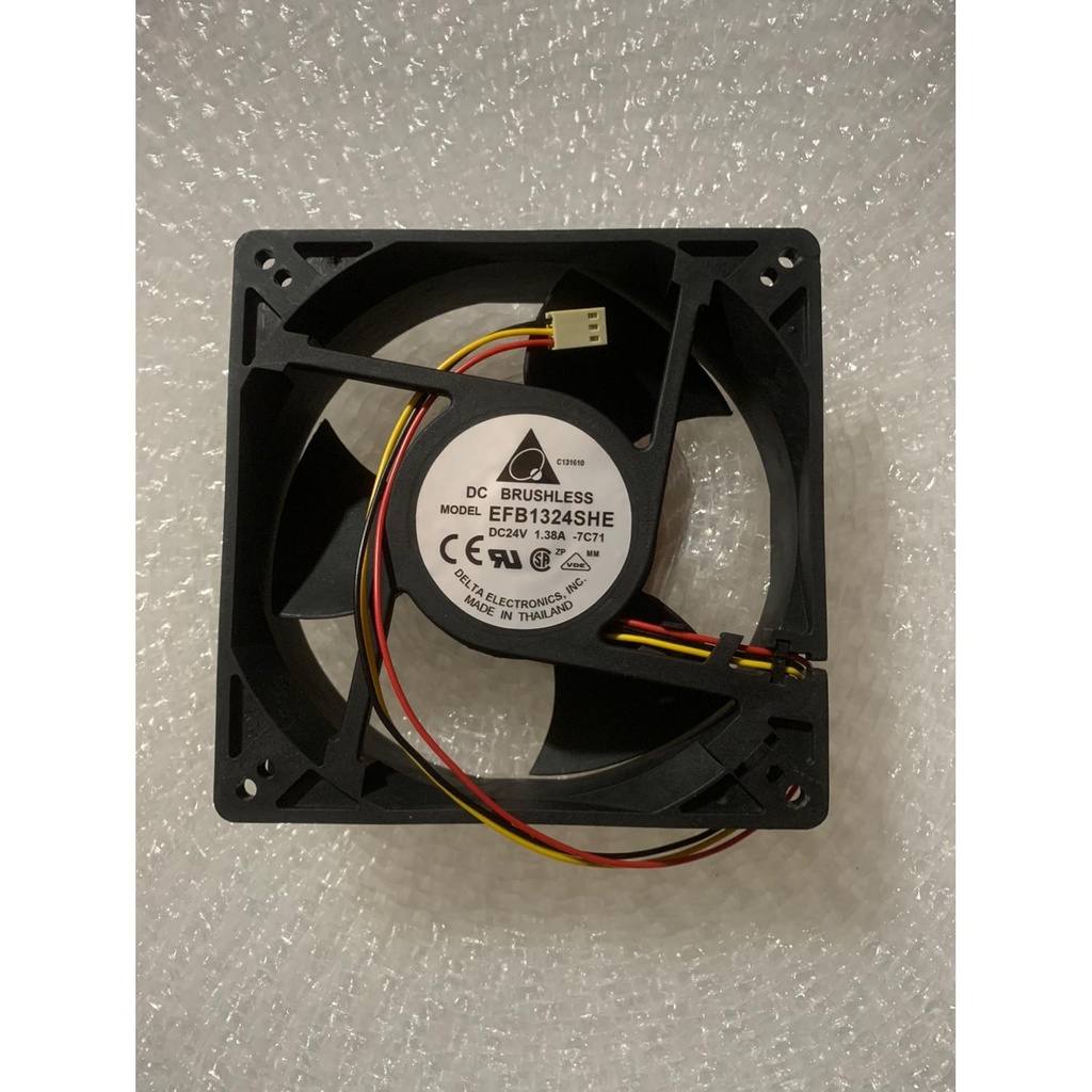 Original Delta EFB1324SHE 24V 1.38A 12738 High Air Volume Axial ...