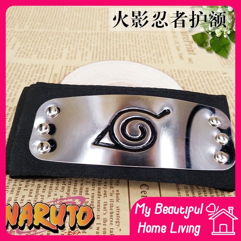 (ANTI-RUST STAINLESS STEEL) MBHL Naruto Headband Ninja Headband Leaf ...