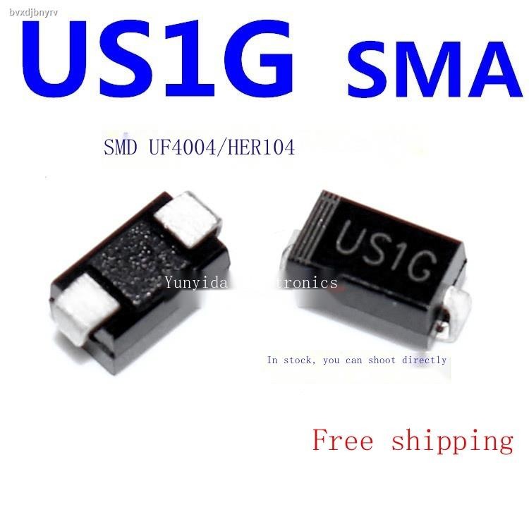 SMD US1G UF4004/HER104 1A/400V SMA fast recovery diode (100 pieces 4 ...