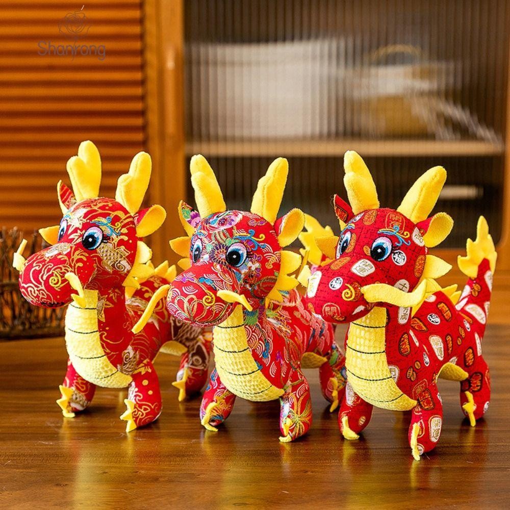 SHANRONG Chinese Dragon Plush Toys, Chinese Dragon Zodiac Dragon Zodiac ...