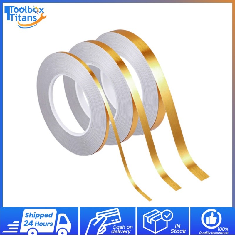 50M Gold Floor Tile Gap Tape Wall Tile Strip Seam Sticker Copper Foil ...