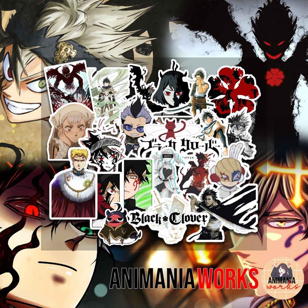 Anime Stickers / Black Clover Anime Sticker Collection / Laminated ...