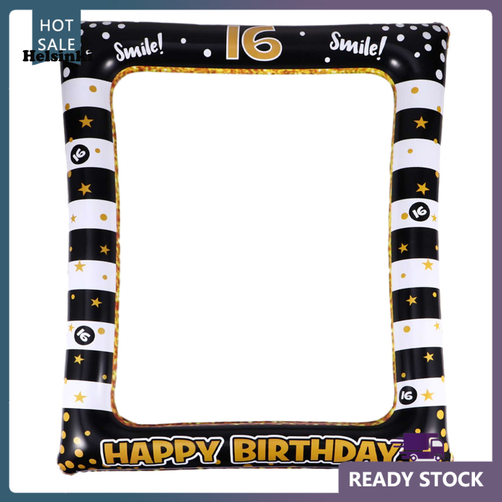 HLS Lightweight Selfie Picture Frame for Festivals Birthday Photo Booth ...