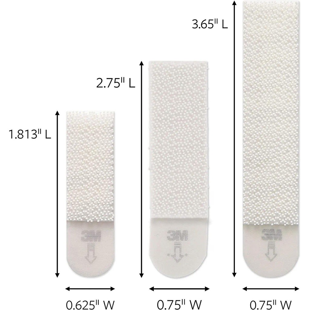 3M Command High Magic Buckle with No Trace Hook Self-Adhesive Back ...