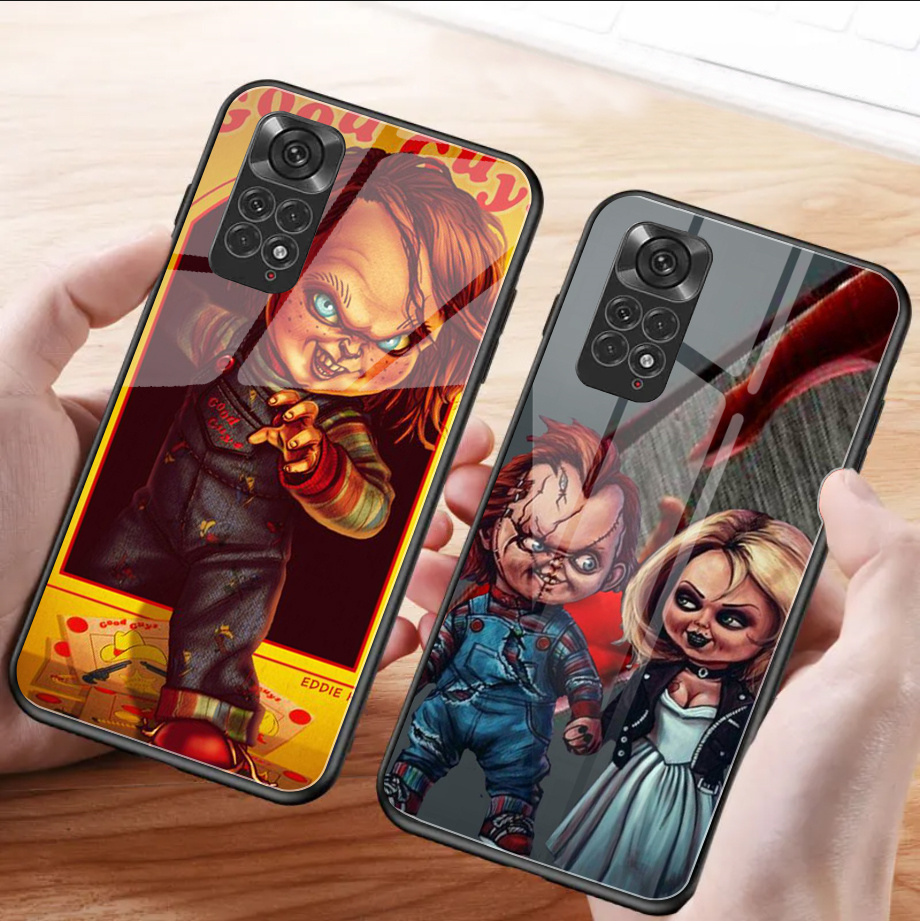 Charles Lee Ray Chucky Doll Tempered Glass Phone Case For Xiaomi Redmi ...