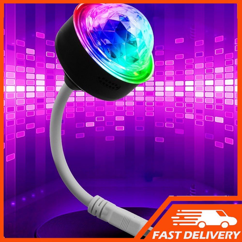 【top1store】 Automatic Rotating Led Projection Light 6w Sound-controlled ...