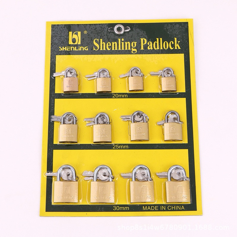 Shenling padlock set 12pcs/pack 20mm-50mm | Shopee Philippines