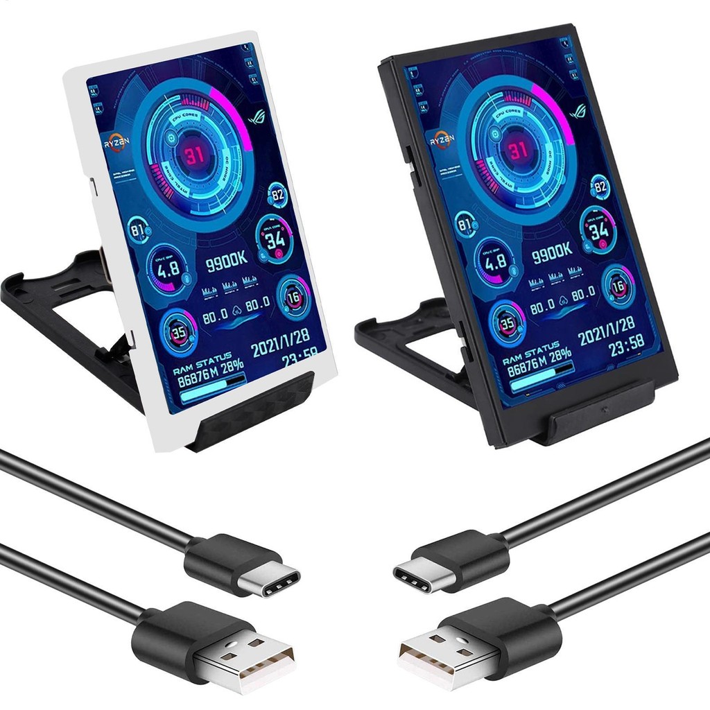 Computer Monitor External Screen Mini 3.5inches Secondary Screen ...