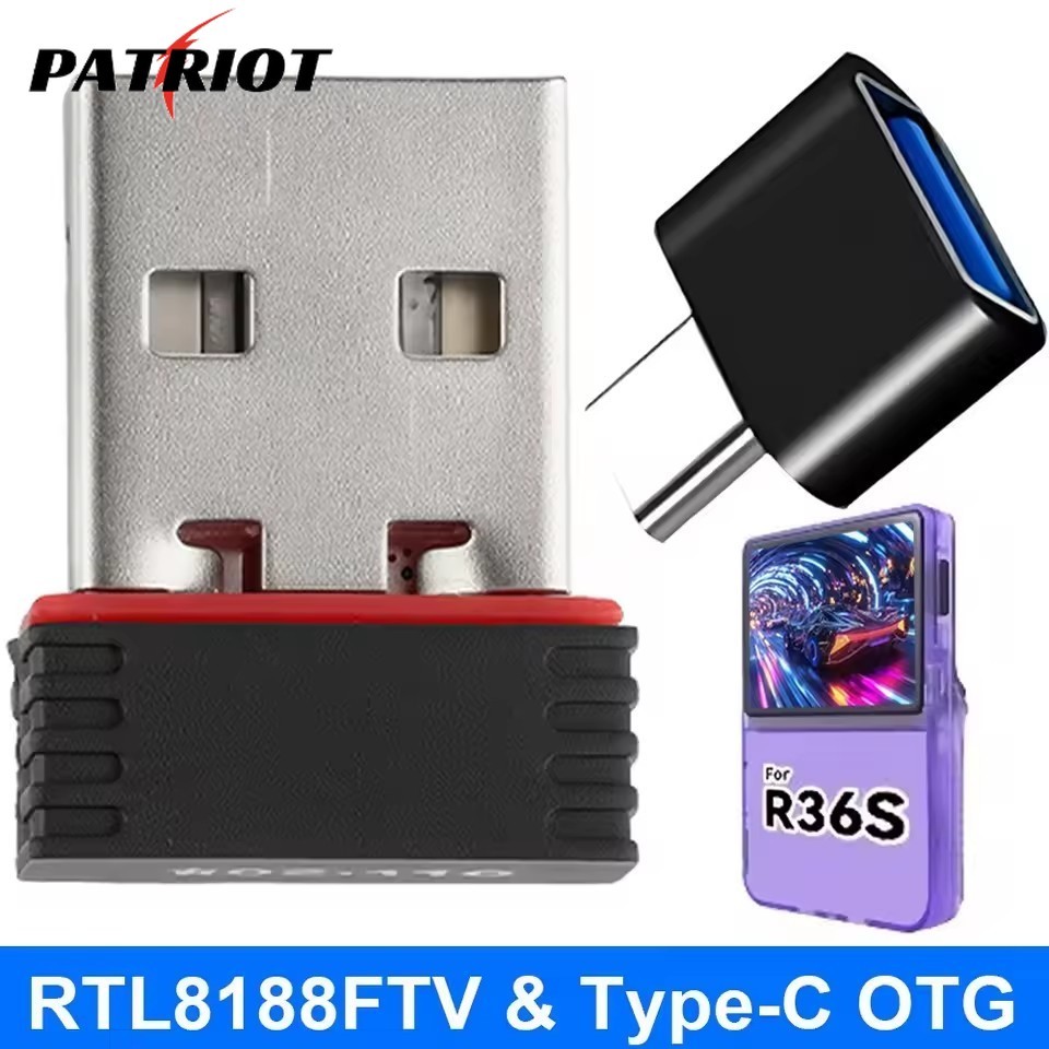 RTL8188FTV USB Wi-Fi Dongle for R36S/R36H | Preloaded Driver Installer ...