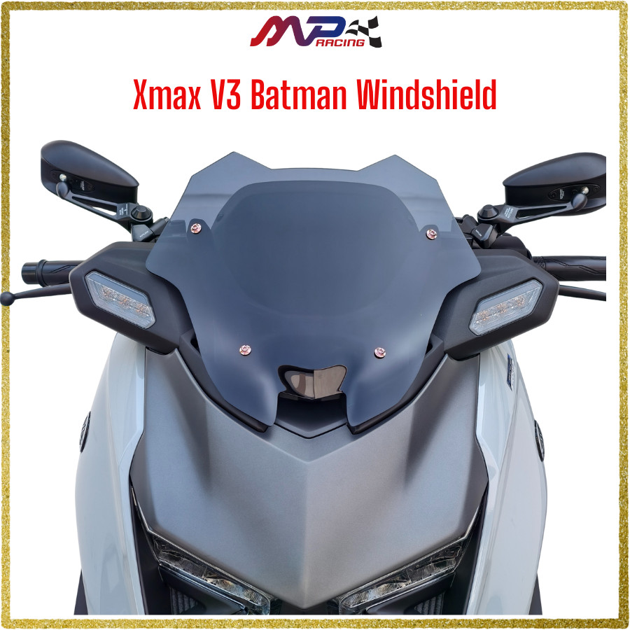 Xmax V3 Batman Windshield Smoke,Clear,Yamaha Xmax 2025 V3 | Shopee ...