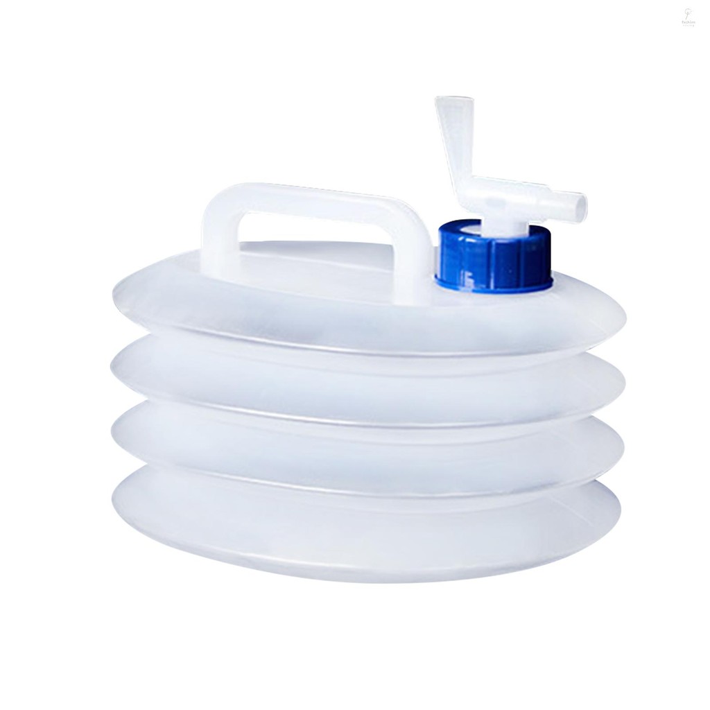 Large Capacity Portable Folding Water Container with Spigot Camping ...