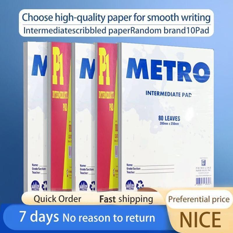 【COD】Excellent Intermediate Pad Paper Long Pad Writing Pad 10 Pads In ...