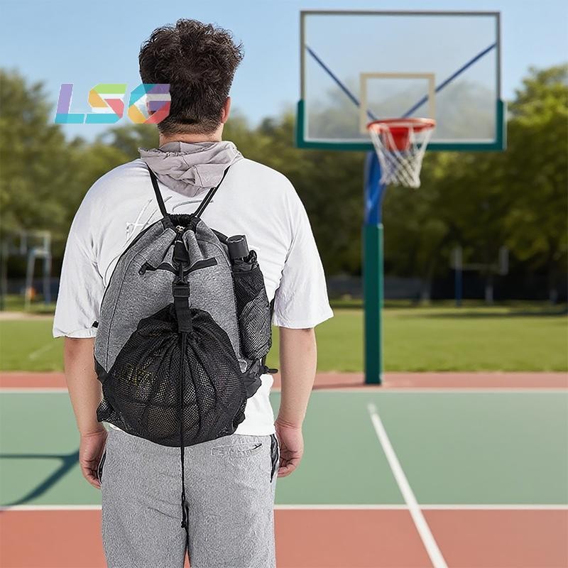 [LSG] Portable Sport Ball Bag Basketball Football Volleyball Storage ...