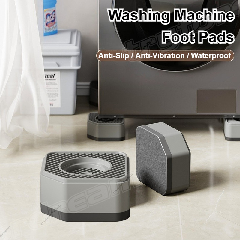 4PCS Washing Machine Anti Vibration Base Height Raise Stand Fridge ...