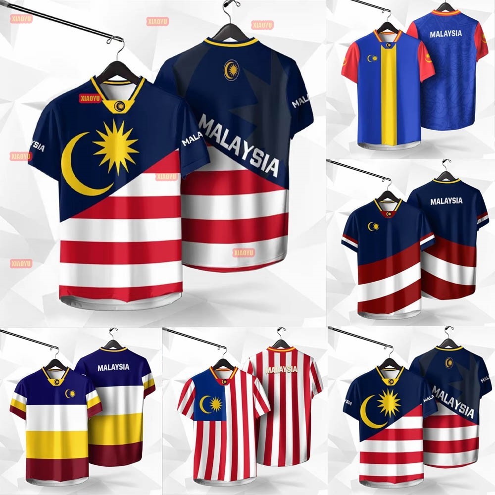 2025 Merdeka Clothes 68 Years of Jersey Ethnic NFL T-Shirt 2025 Merdeka ...