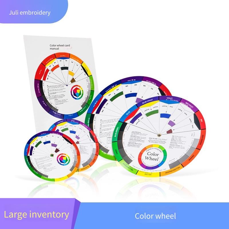 Multifunctional Color Wheel Card Tattoo Color Card Pigment Color ...