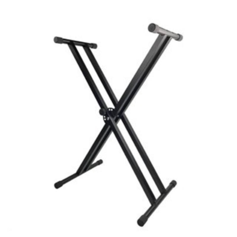Double X Adjustable Piano Stand & Chair - Heavy-Duty Keyboard Holder ...